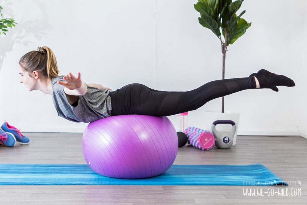 Die 3 besten Gymnastikball Übungen für den Po