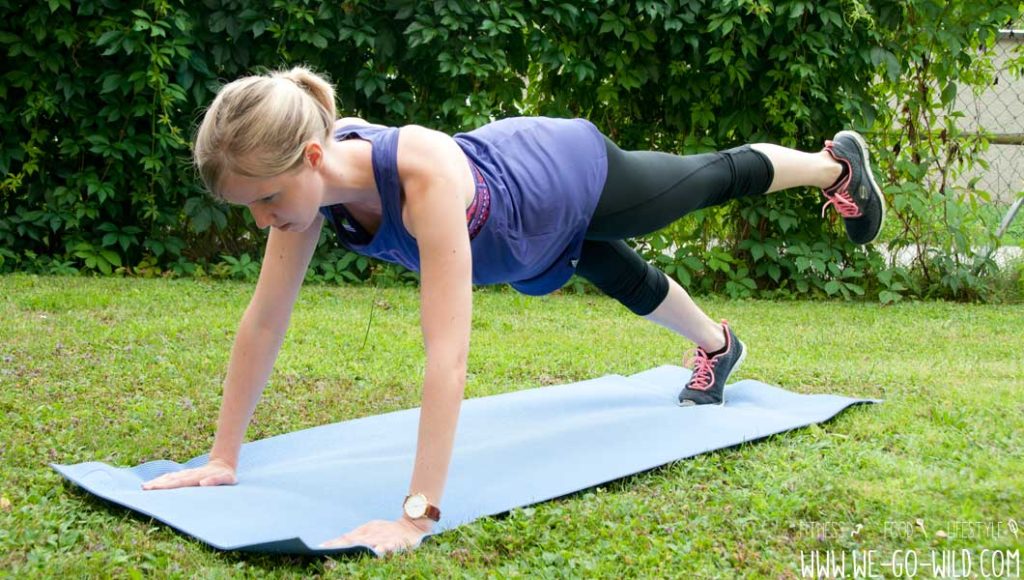 Unterarmstütz: Eine Plank Übung, 19 Variationen - WE GO WILD - Der #1 ...