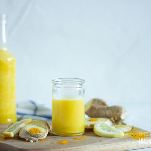 Ingwer Shot Rezept ohne Entsafter - Der Erkältungskiller!