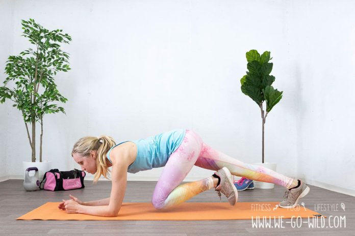 Bergsteiger Übung - Fit mit Mountain Climbers