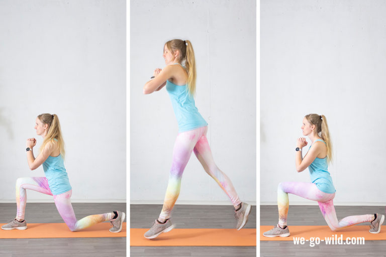 Jumping Lunges Tutorial: So führst du ihn korrekt aus!