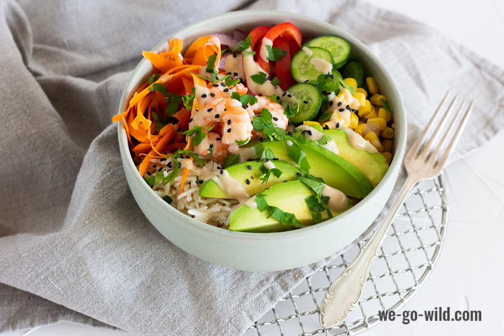 Bowl mit Avocado: Schnell, einfach und mega lecker!